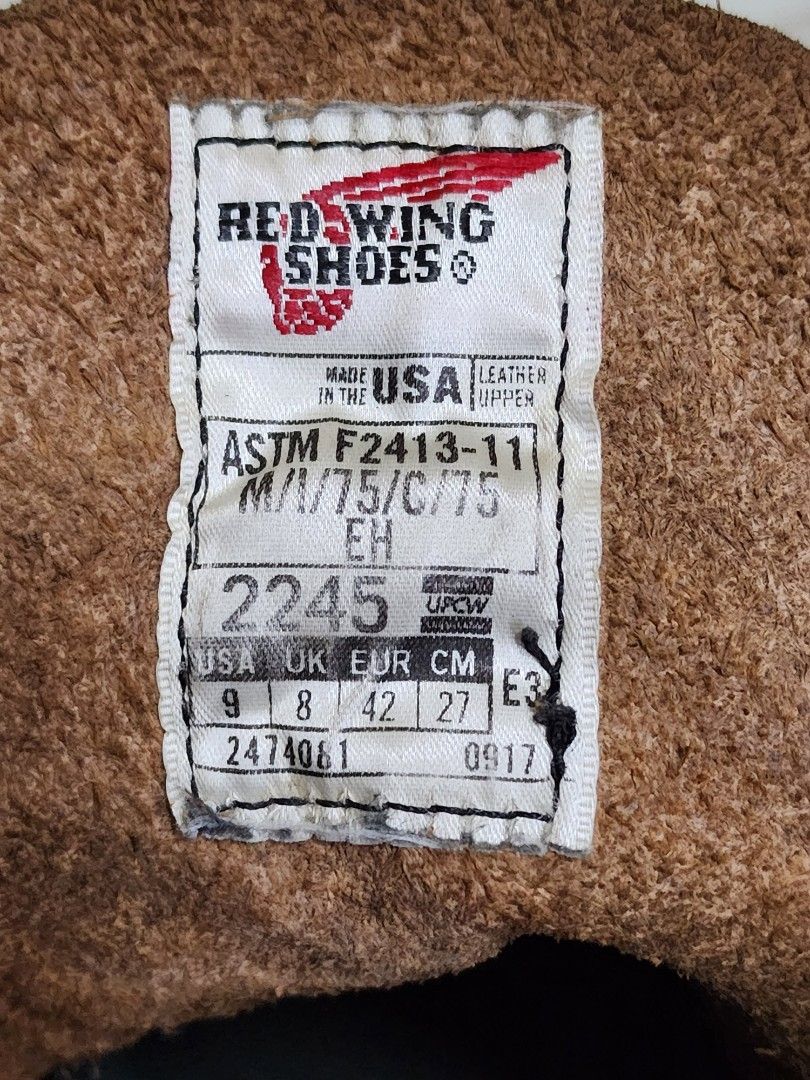 Red wing 2245, Men's Fashion, Footwear, Boots on Carousell