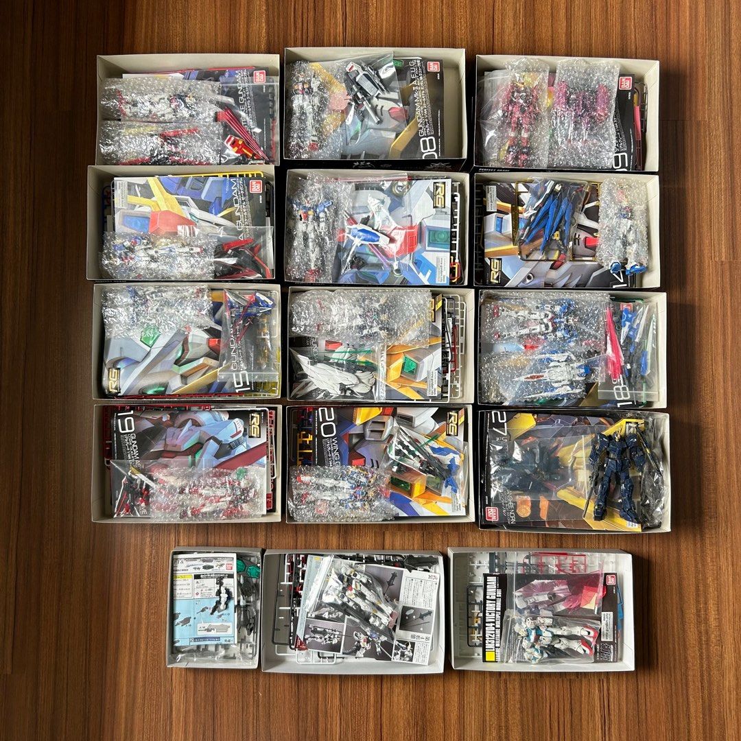 (Built) RG & HG Gundam Real Grade & High Grade Gunpla ($15 - $30 ...