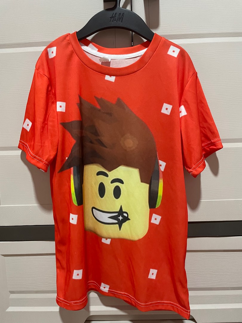 Roblox red shirt for boys on Carousell
