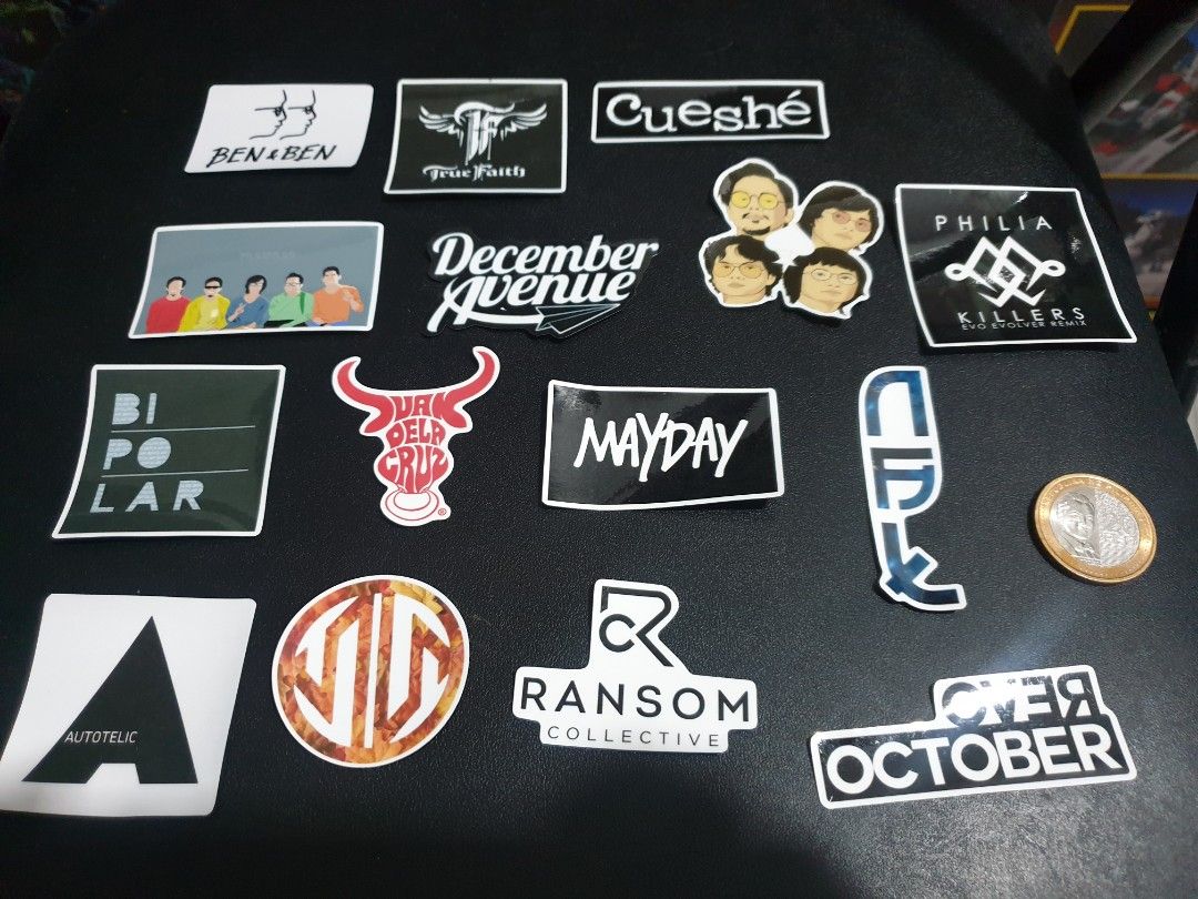 Rock band local pinoy stickers december avenue ransom collective philia ...