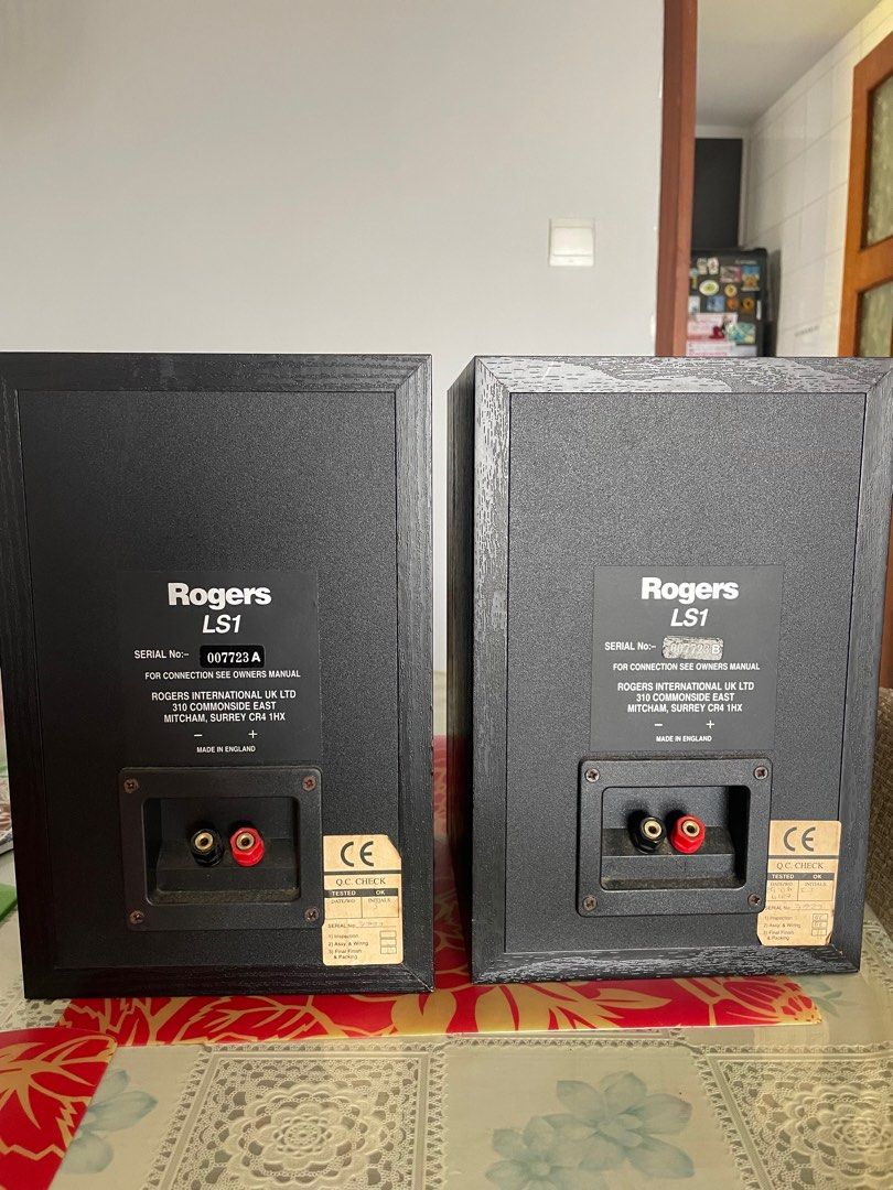 Rogers LS 1 speakers, Audio, Soundbars, Speakers & Amplifiers on Carousell