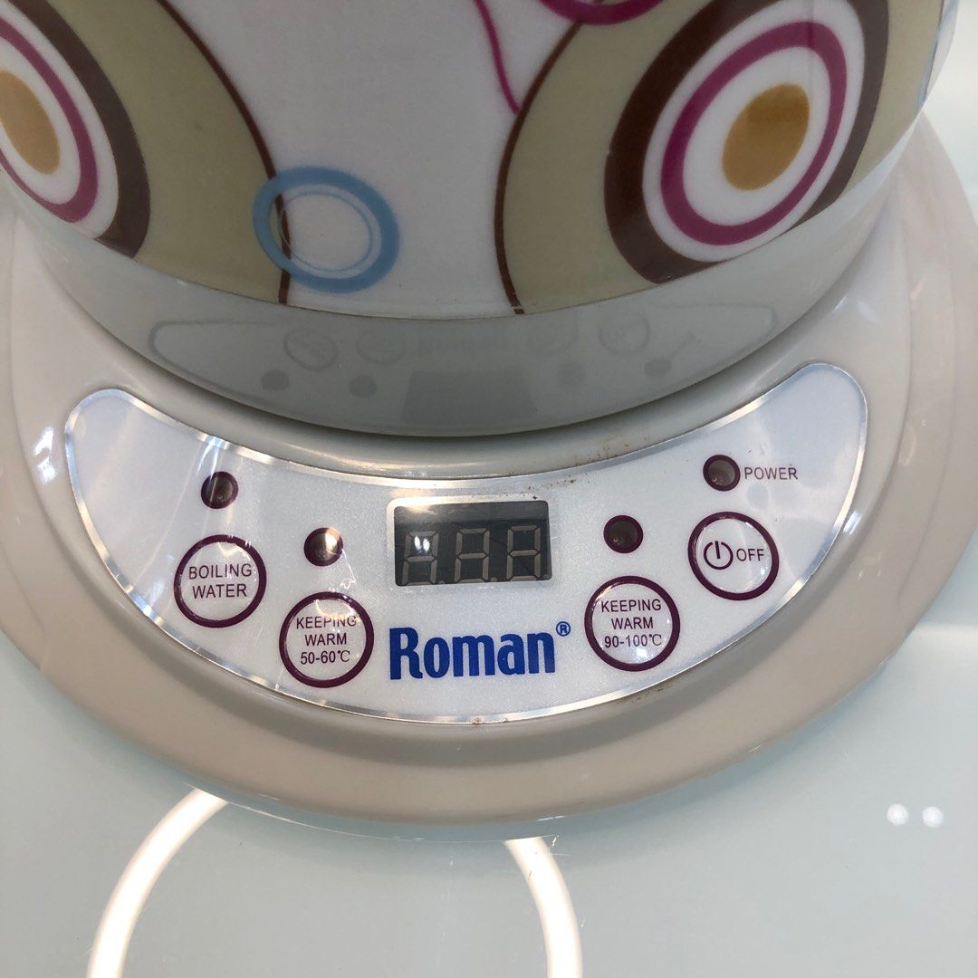 Roman Ceramic Electric cordless Kettle, TV & Home Appliances, Kitchen ...