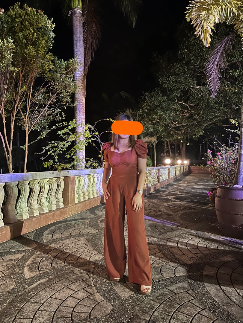 Rust Coordinates, Women's Fashion, Dresses & Sets, Jumpsuits on Carousell