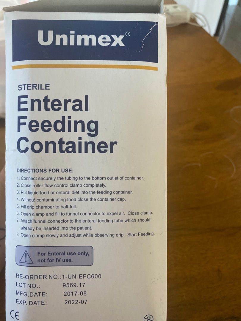 SALE: UNIMEX ENTERAL FEEDING CONTAINER, Babies & Kids, Nursing ...