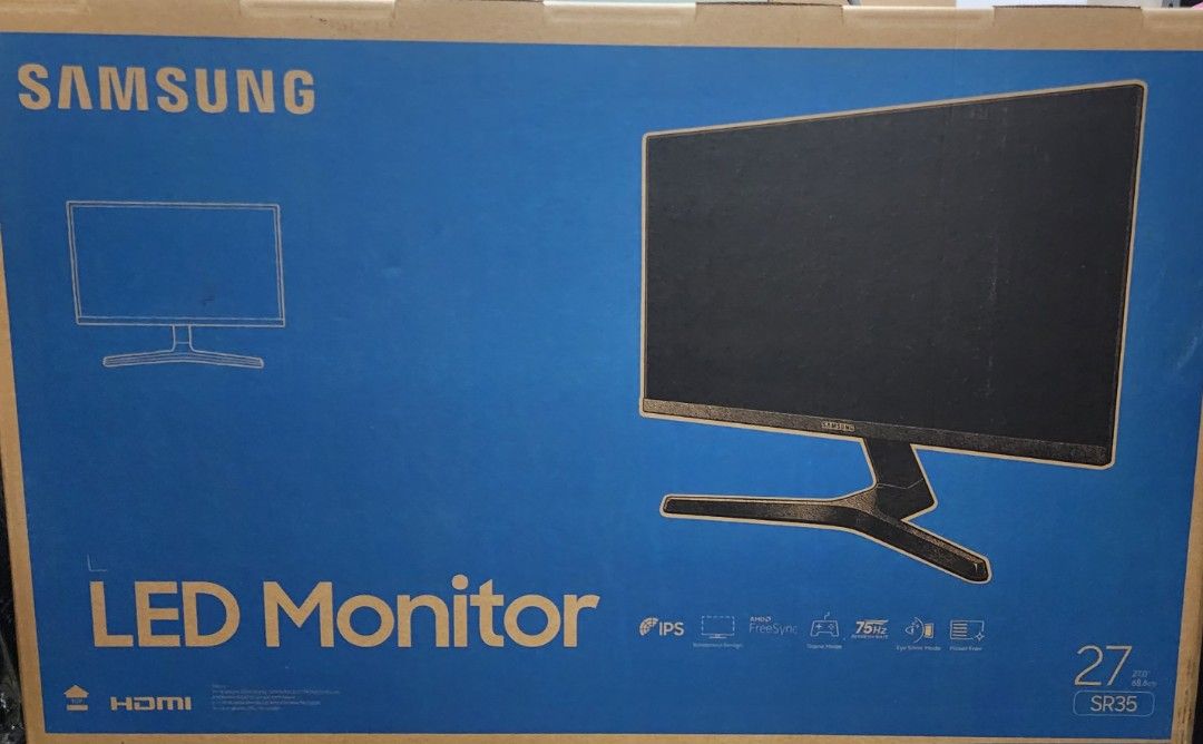 Samsung 27 inch monitor- 27" SR350 Bezel-less LED Monitor, Computers ...