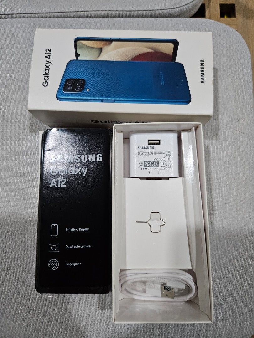 Samsung Galaxy A12 Blue BN, Mobile Phones & Gadgets, Mobile Phones ...