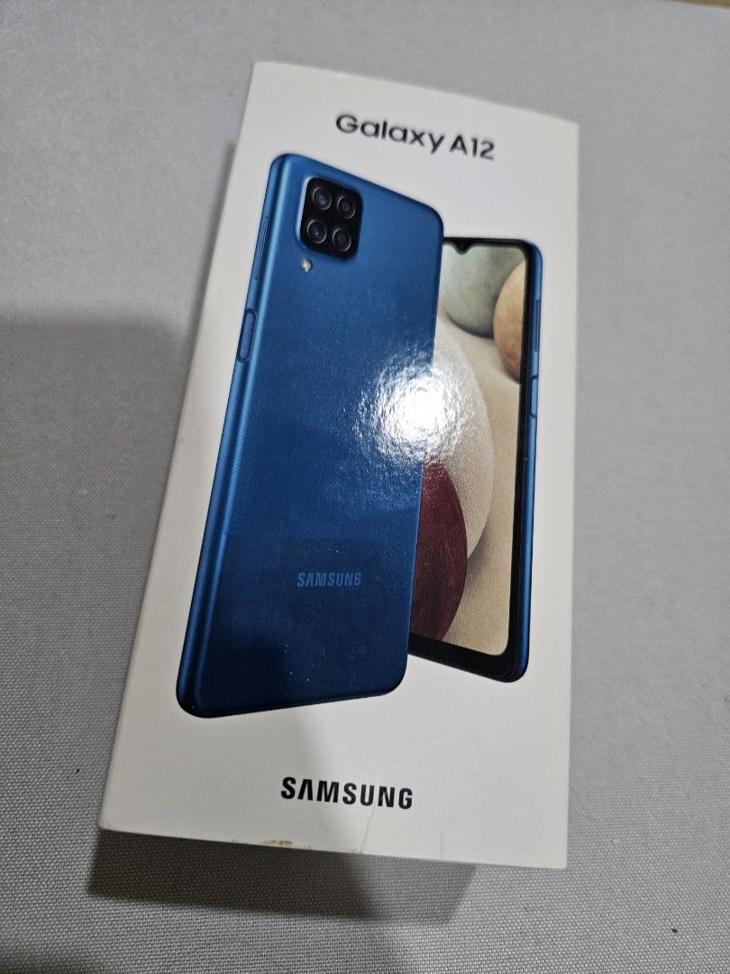 Samsung Galaxy A12 Blue BN, Mobile Phones & Gadgets, Mobile Phones ...