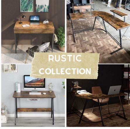 Scandinavian Study table with shelves Home Furniture Desk Furniture ...