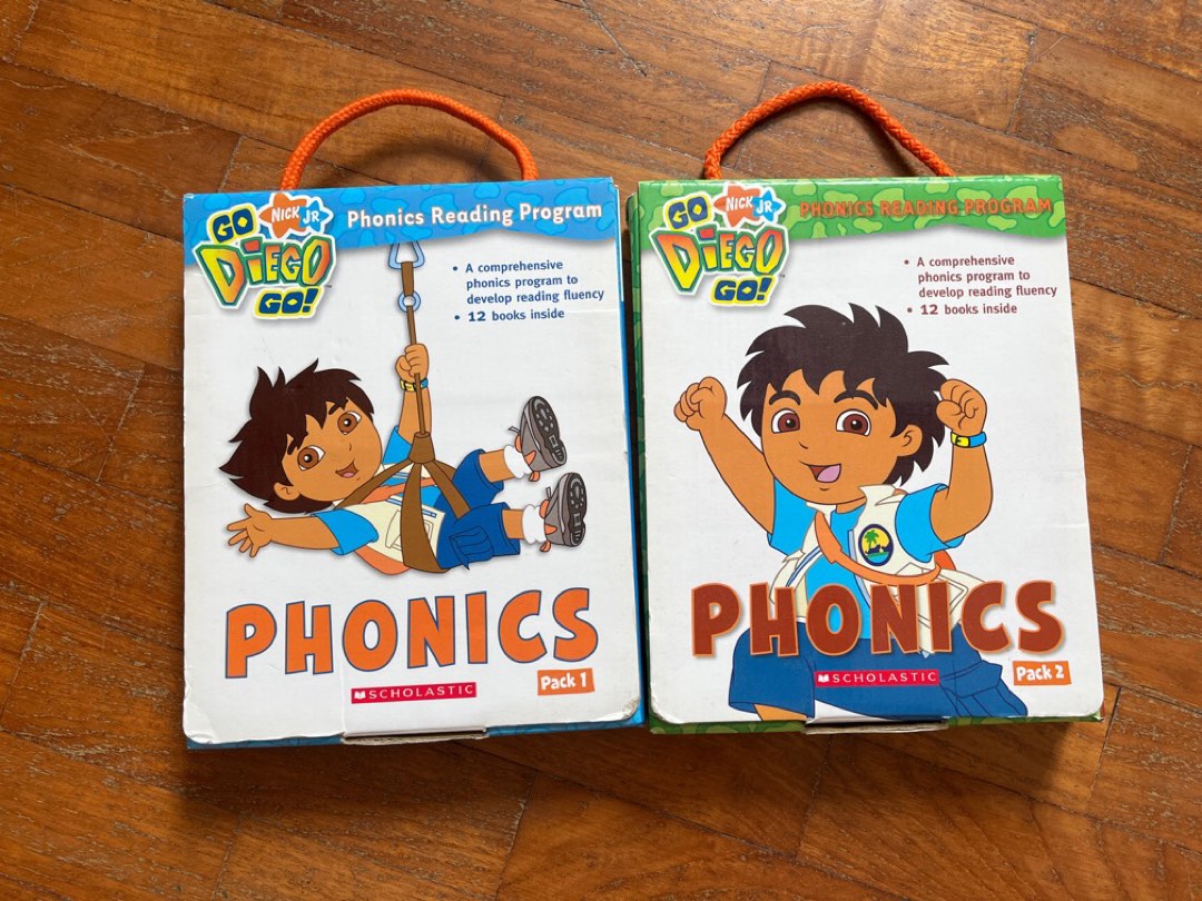 Scholastic phonics books go Diego go, Babies & Kids, Infant Playtime on Carousell