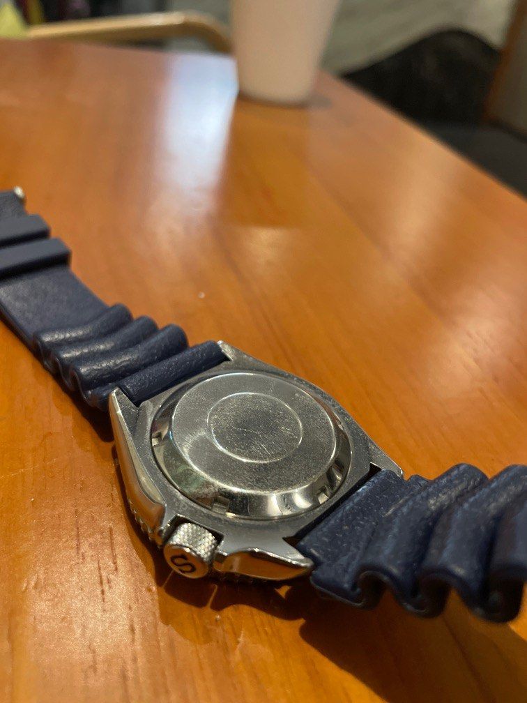 Seiko mod diver deep blue, Luxury, Watches on Carousell