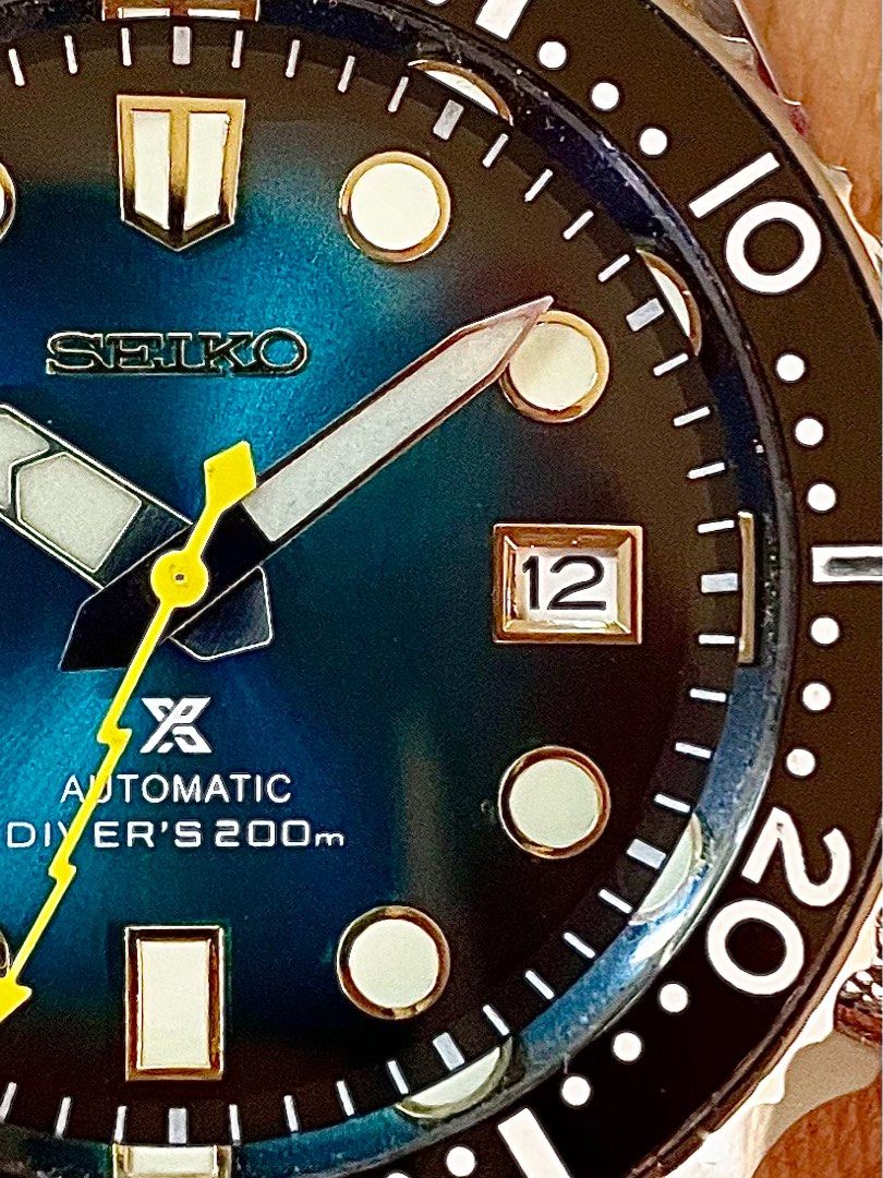 Seiko mod diver deep blue, Luxury, Watches on Carousell