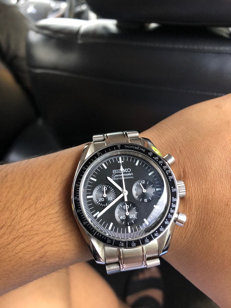 Seiko Mod Speedmaster, Men's Fashion, Watches & Accessories, Watches on ...