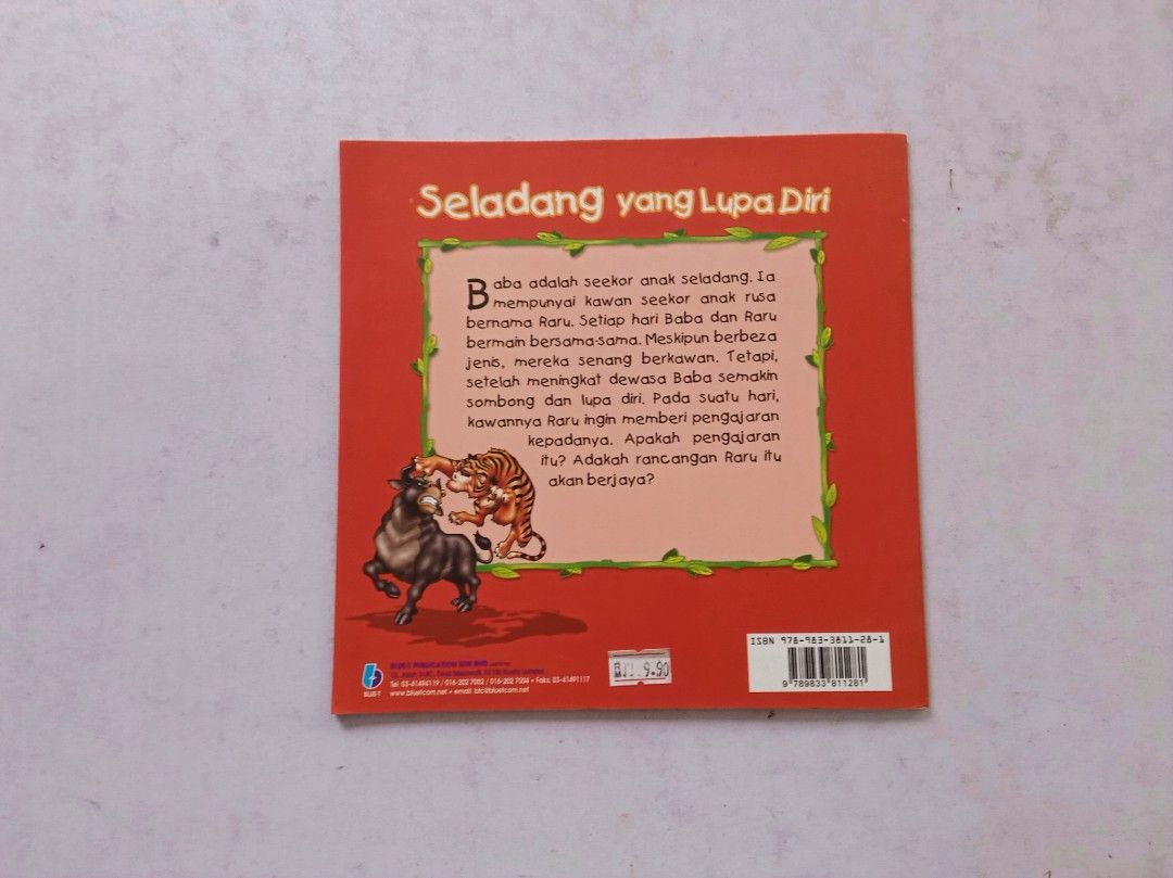 Seladang Yang Lupa Diri - Buku Cerita Kanak-kanak Bergambar, Hobbies ...