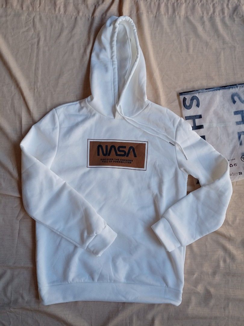 Shein NASA Hoodie Jacket, Men's Fashion, Coats, Jackets and Outerwear ...