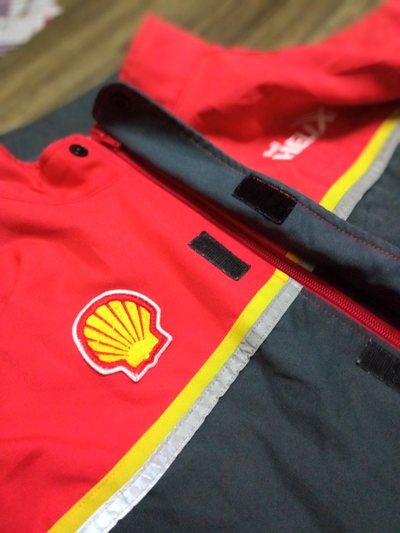 Shell X Ferrari Coverall, Men's Fashion, Coats, Jackets and Outerwear ...