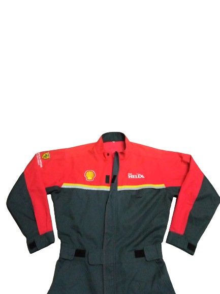 Shell X Ferrari Coverall, Men's Fashion, Coats, Jackets and Outerwear ...