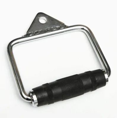 Single D Handle with Rubber Handgrips Cable Machine Handle Attachments ...
