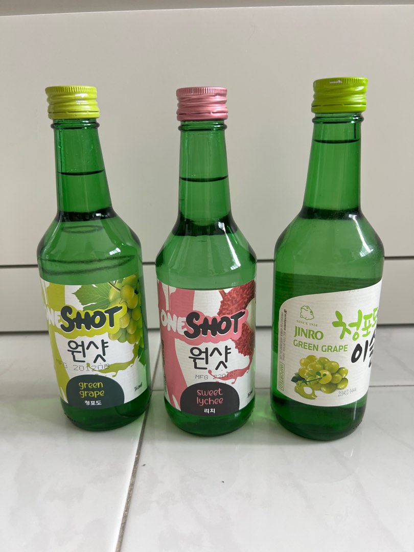Soju Oneshot/Jinro, Food & Drinks, Alcoholic Beverages on Carousell