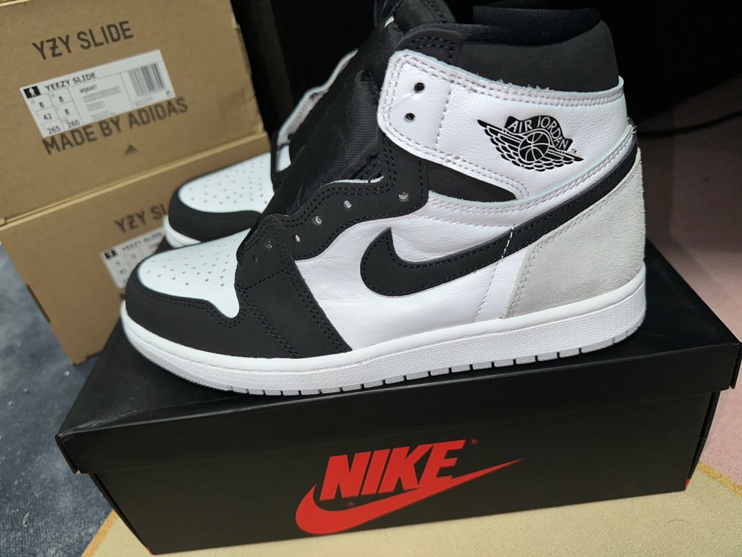 Stage Haze Jordan 1 Hi, Men's Fashion, Footwear, Sneakers on Carousell