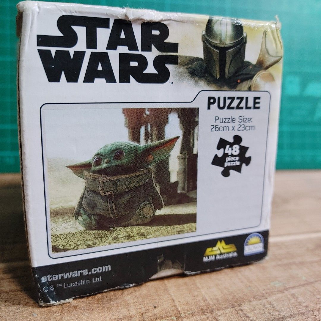 Starwars baby Yoda Jigsaw puzzle, Hobbies & Toys, Toys & Games on Carousell