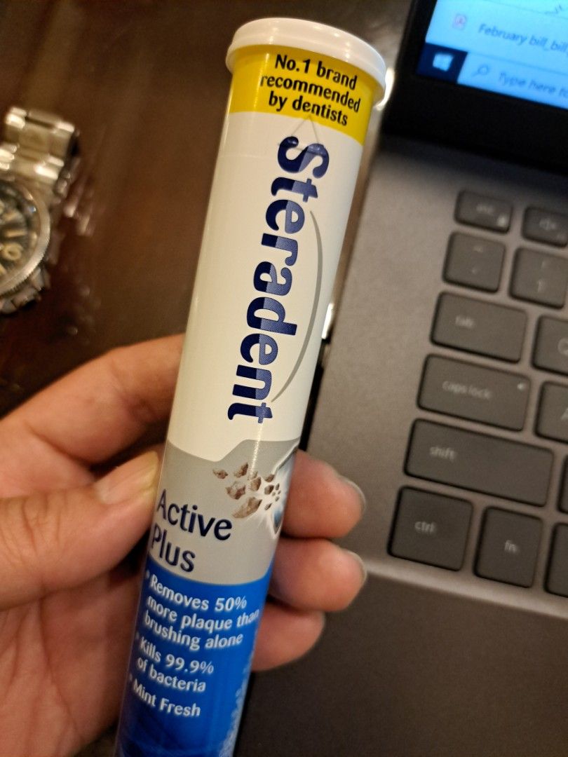 Steradent denture active plus tablets 30s, Beauty & Personal Care, Oral ...