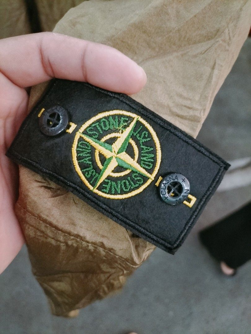 Stone island army green nylon overshirt, Men's Fashion, Coats, Jackets ...