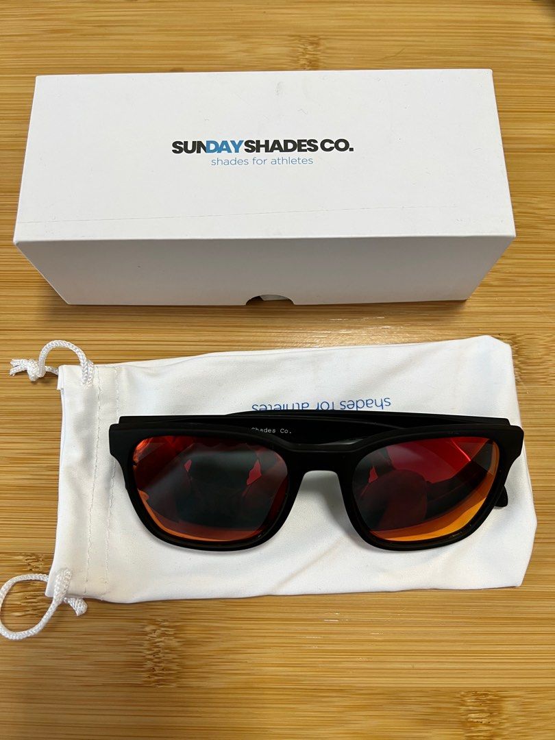 Sunday shades red mint condition, Men's Fashion, Watches & Accessories ...