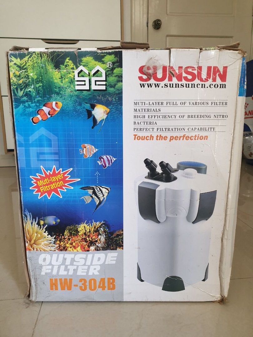 Sunsun hw304b Pro Canister Filter Kit, Pet Supplies, Homes & Other Pet Accessories on Carousell
