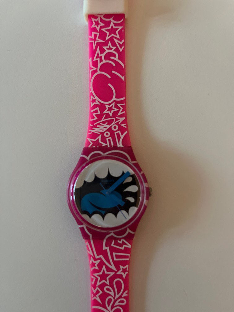 Swatch Watch kidrobot, Women's Fashion, Watches & Accessories, Watches ...