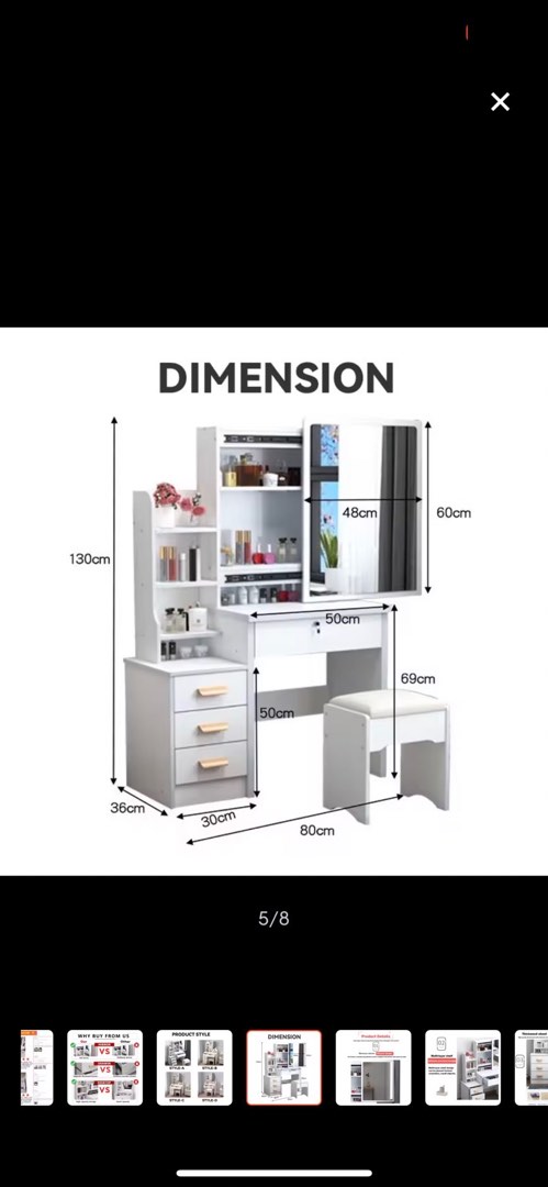 Table dressing, Furniture & Home Living, Furniture, Tables & Sets on ...