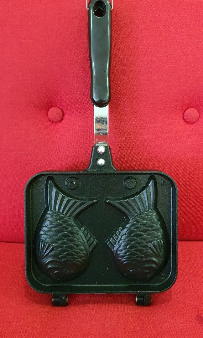 Taiyaki Pan (Fish-design) (Best for parents-child bonding time), Food ...