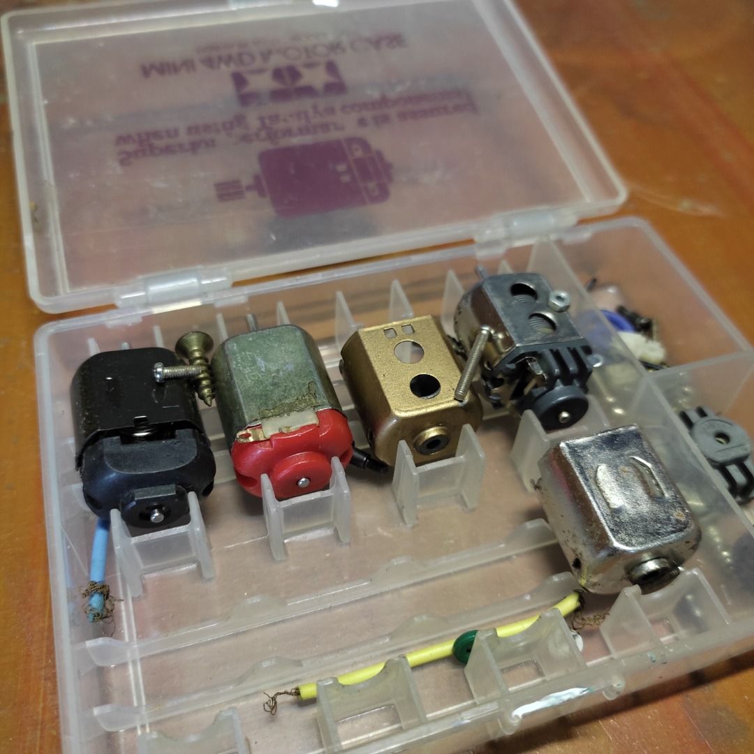Tamiya Mini 4WD Motor Case With Other Motors and Parts, Hobbies & Toys ...