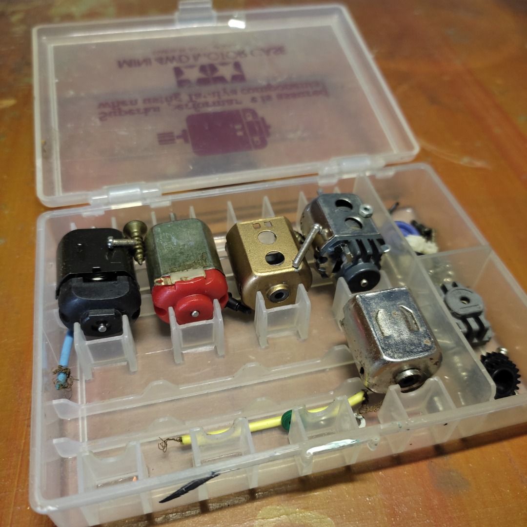 Tamiya Mini 4WD Motor Case With Other Motors and Parts, Hobbies & Toys ...