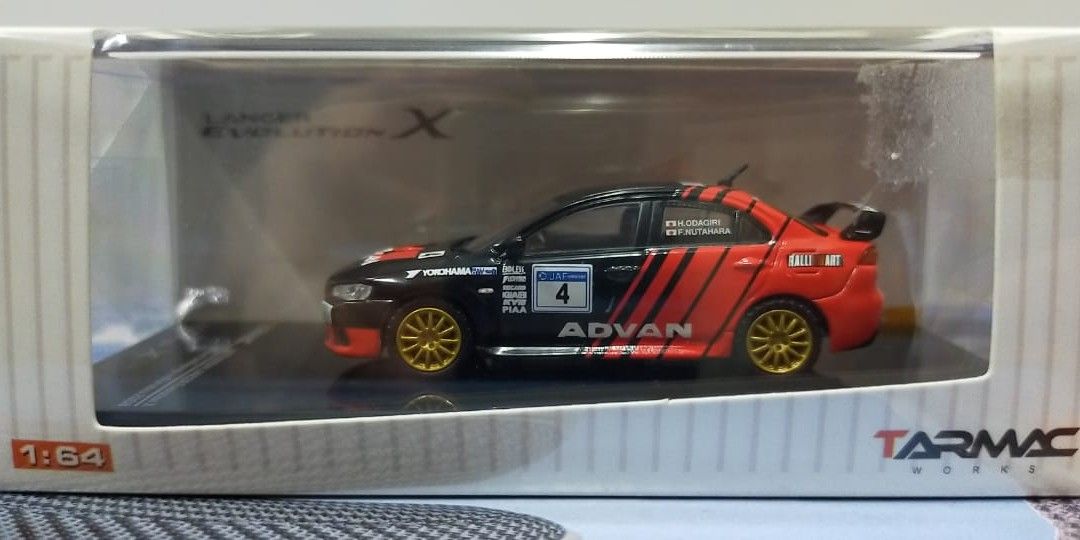 Tarmac Works Mitsubishi Lancer Evo X #4 Advan JRC Tour de Kyusyu 2008 in Karatsu, Hobbies & Toys ...