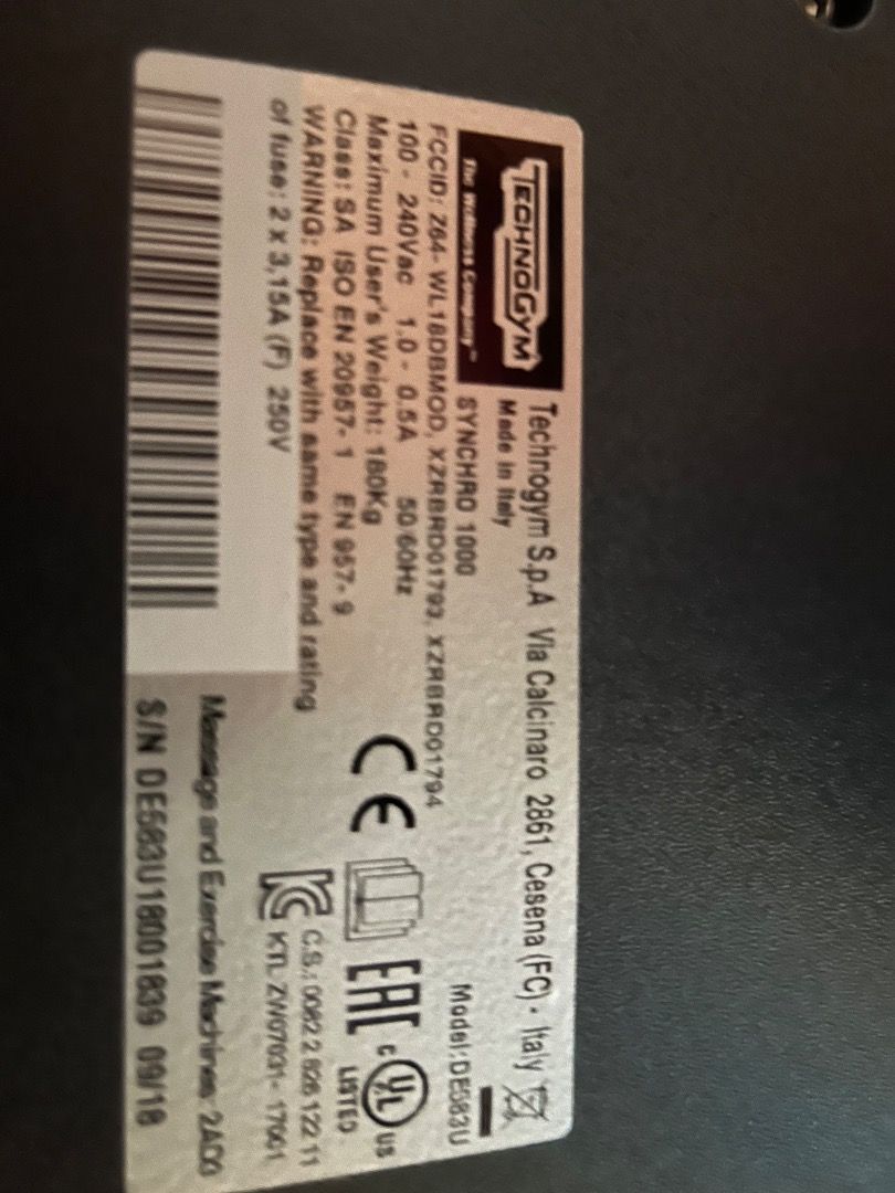 TechnoGym elliptical SYNCHRO FORMA, Sports Equipment, Exercise ...