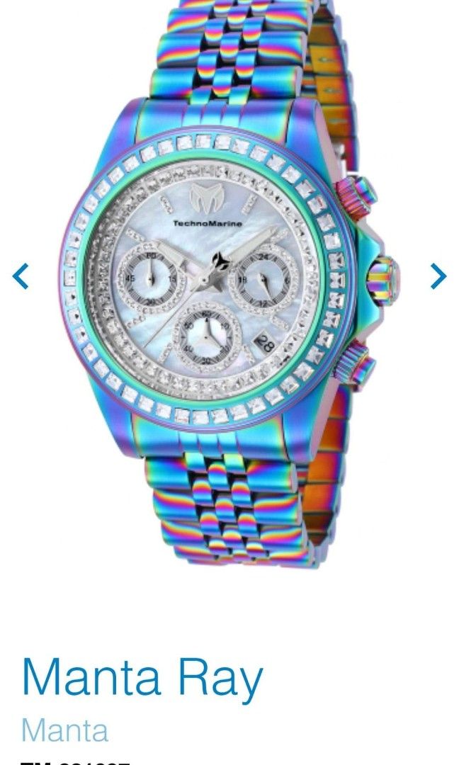 Technomarine Manta Ray Watch, Women's Fashion, Watches & Accessories ...