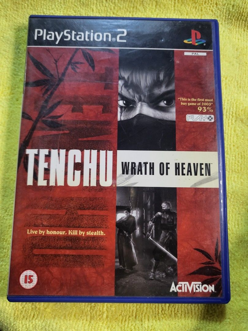 Tenchu Wratch of Heaven PS2 PAL Original CIB, Video Gaming, Video Games ...