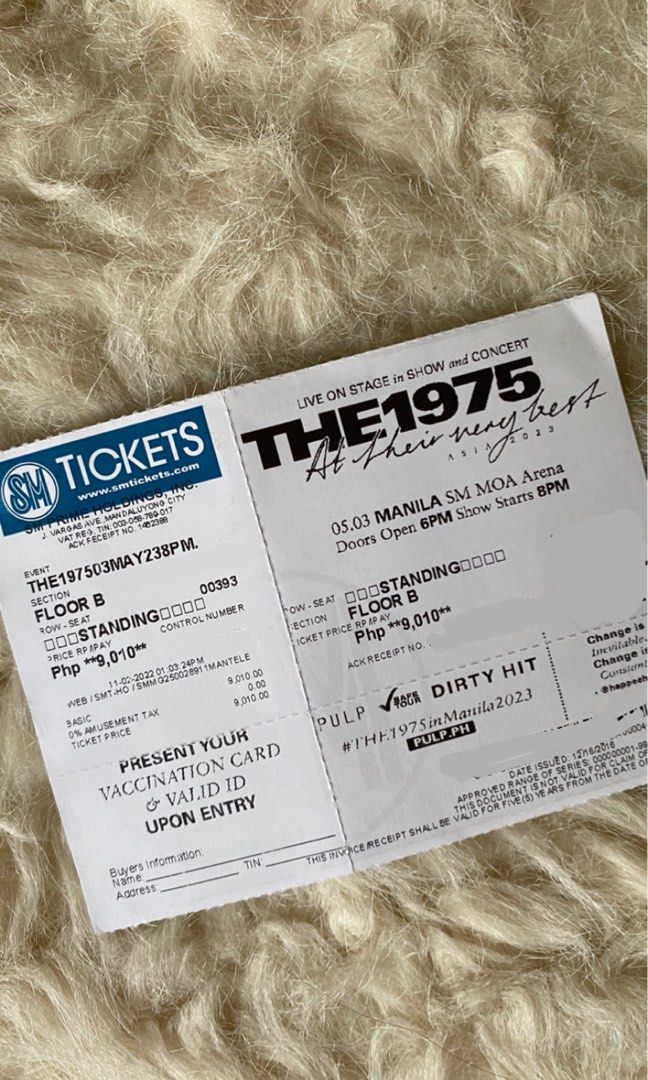 The 1975: At Their Very Best, Tickets & Vouchers, Event Tickets on ...