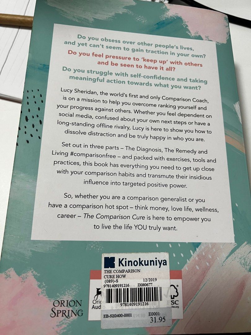 The Comparison Cure, Hobbies & Toys, Books & Magazines, Fiction & Non-Fiction on Carousell