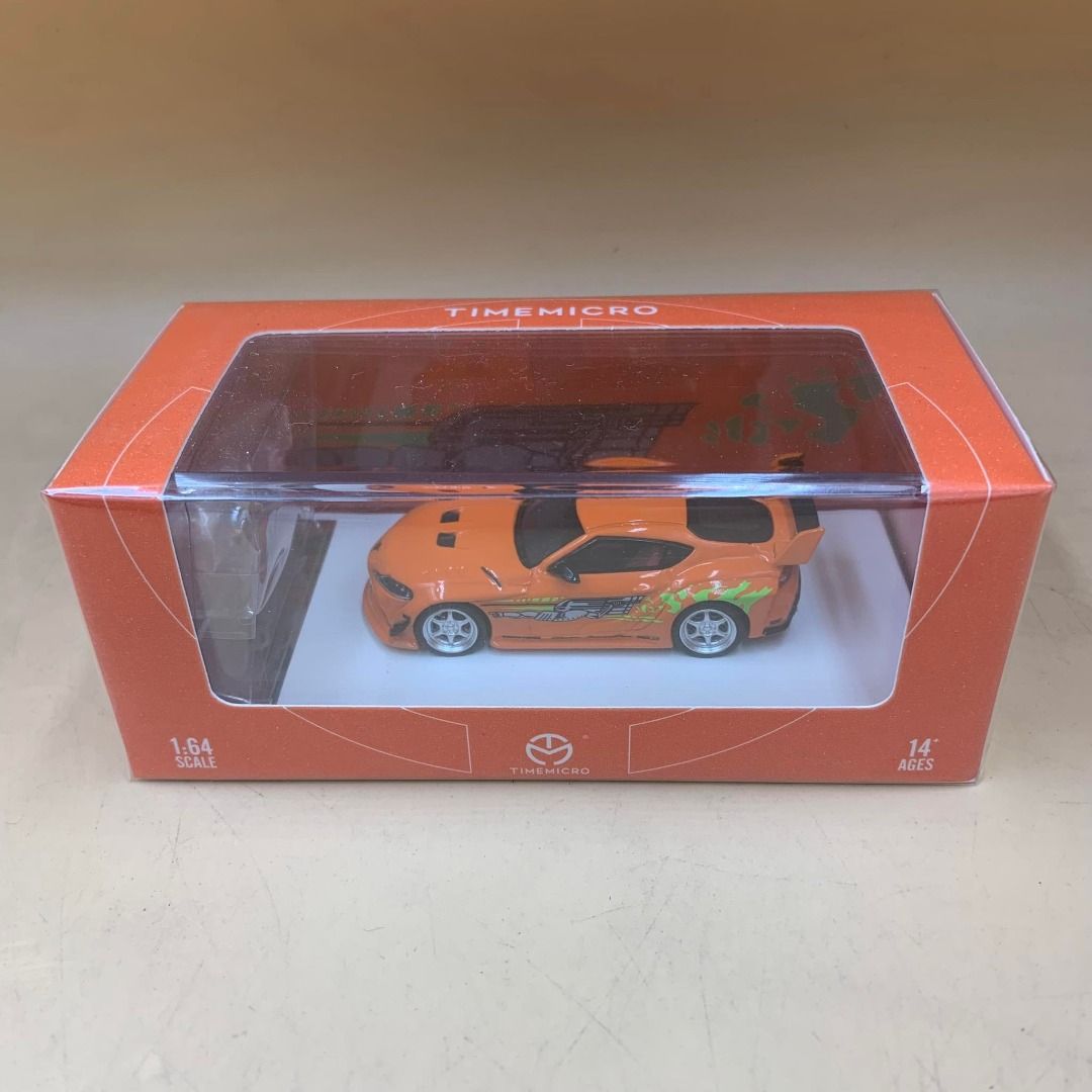 Time Micro 1/64 Scale Fast and the Furious Supra w/ Brian Figure ...
