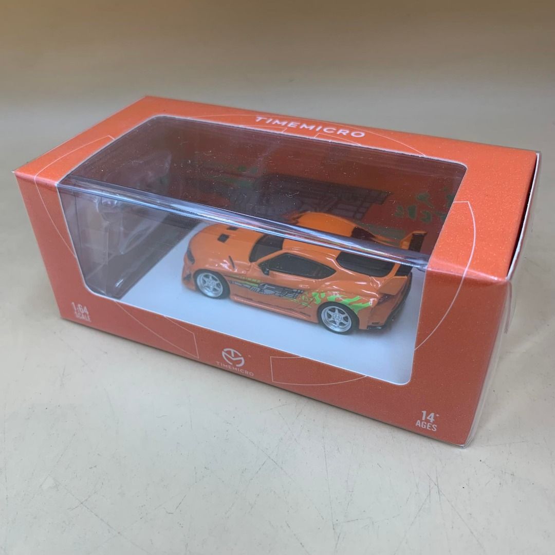 Time Micro 1/64 Scale Fast and the Furious Supra w/ Brian Figure ...