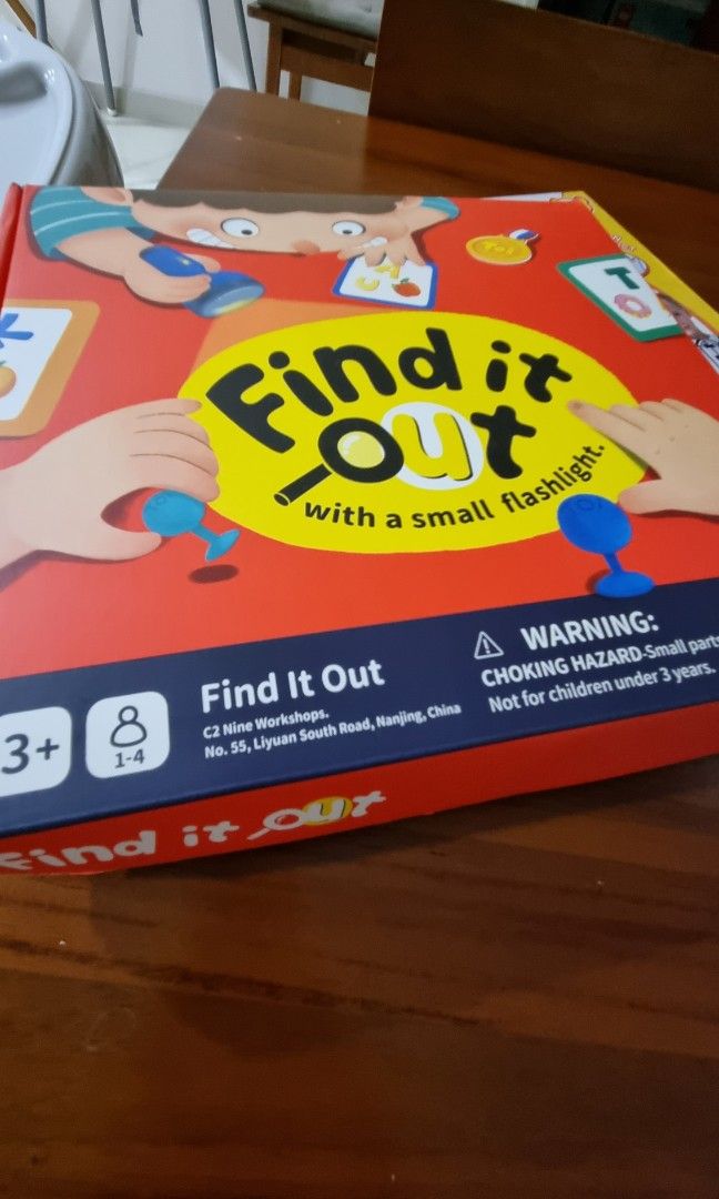 Toi find it out game, Hobbies & Toys, Toys & Games on Carousell