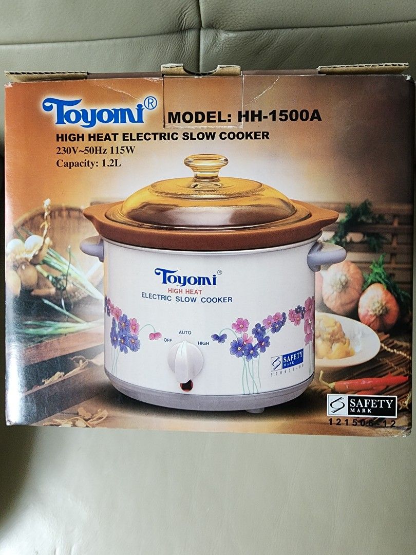 Toyomi 1.2 ltr slow cooker, Furniture & Home Living, Kitchenware ...