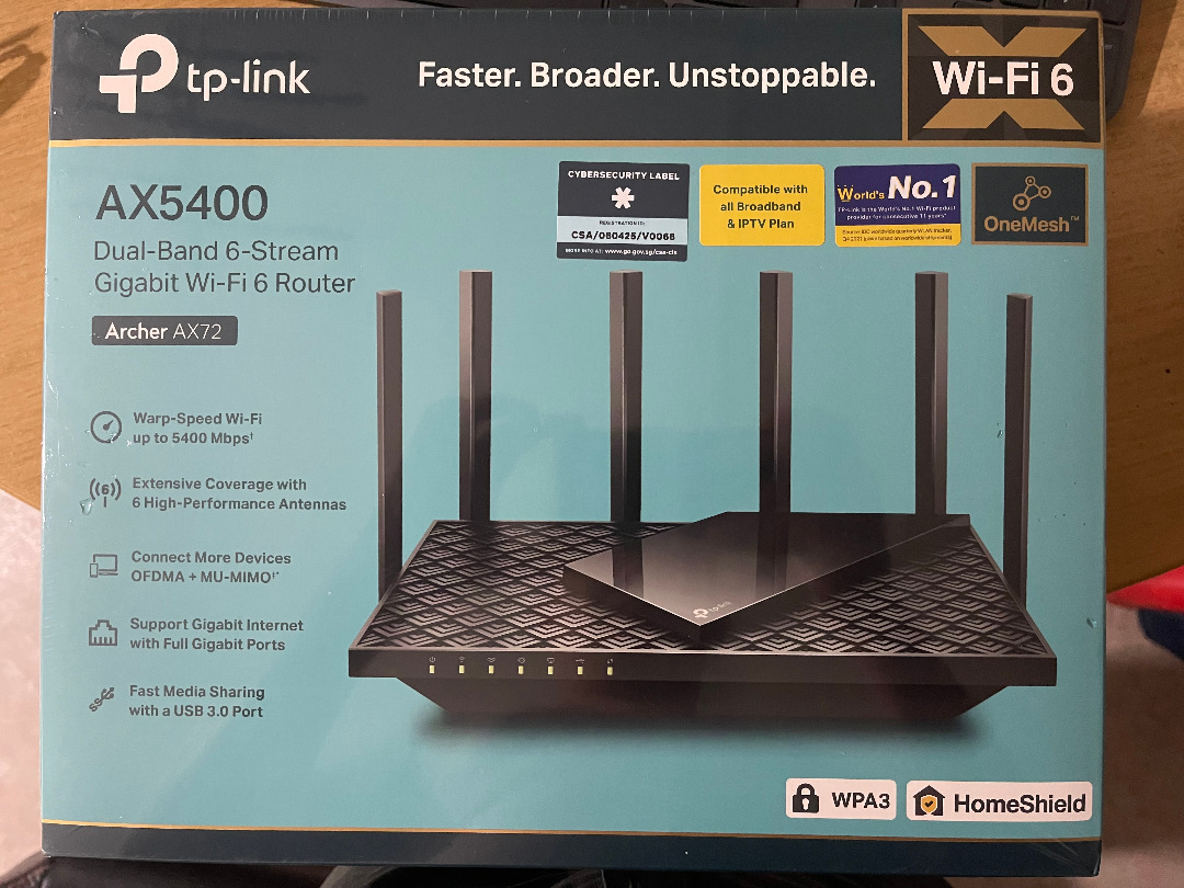 TPlink AX5400 router, Computers & Tech, Parts & Accessories, Networking ...