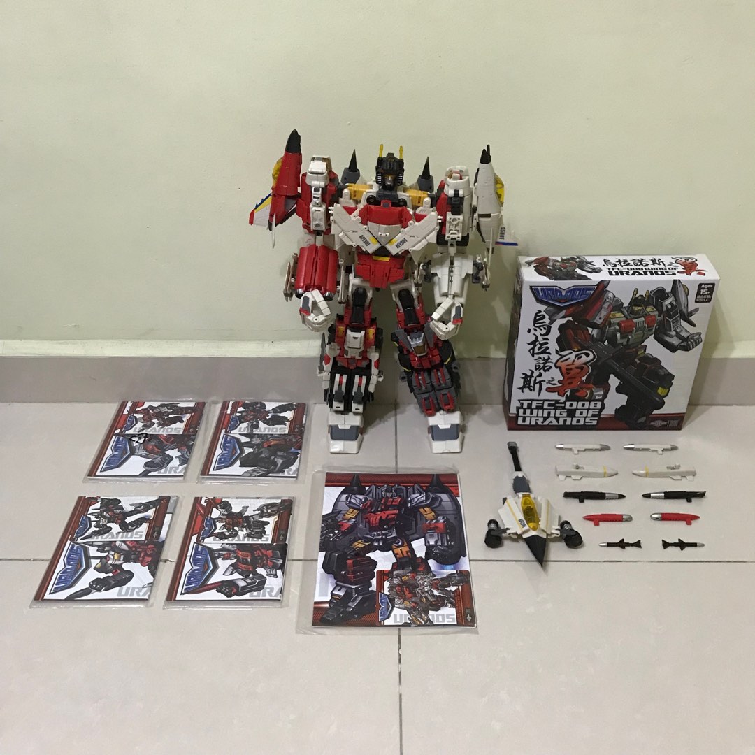 Transformer TFC toys combiners uranos superion, prometheus defensor and ...
