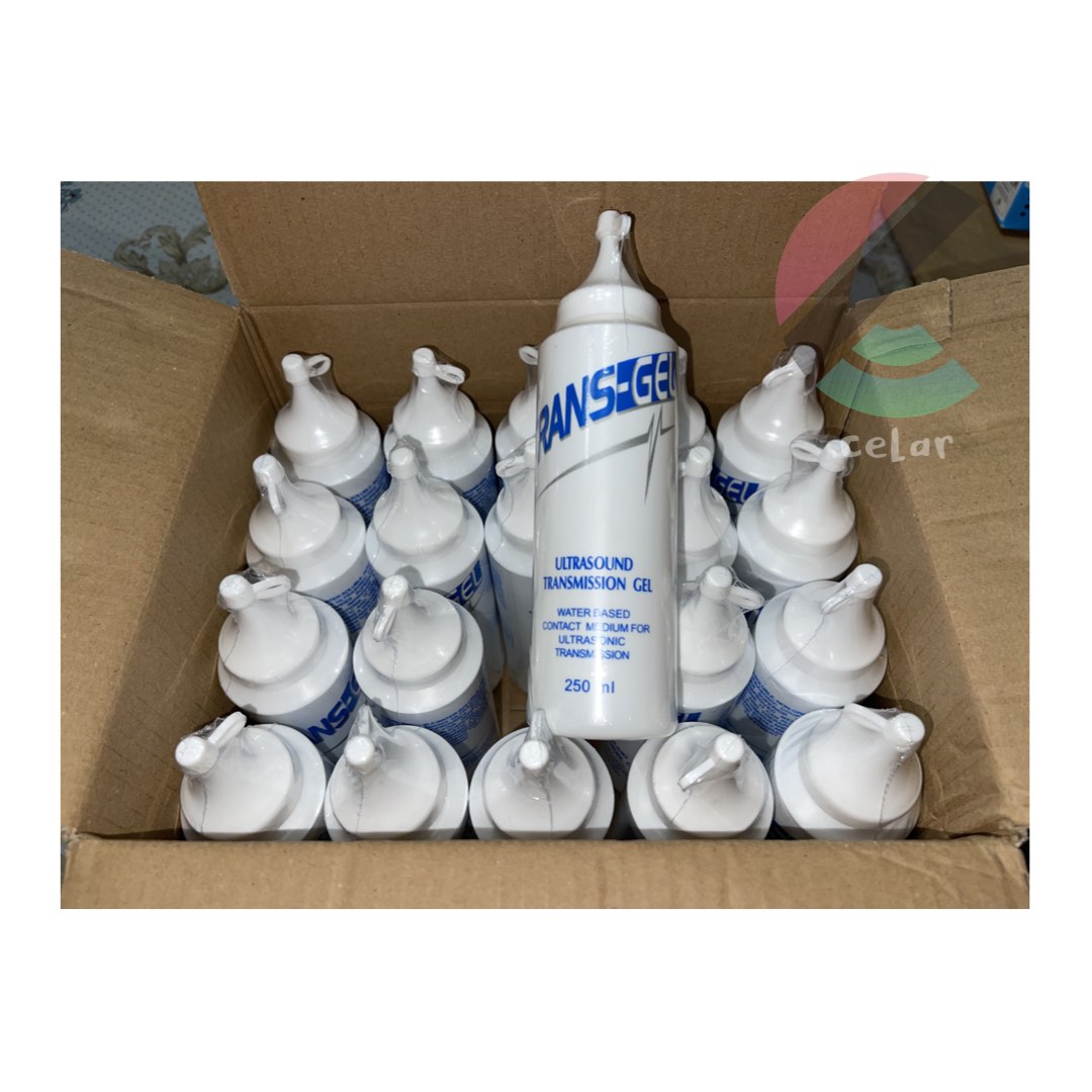 Transgel Ultrasound Transmission Gel 250ml (20pcs), Health & Nutrition ...