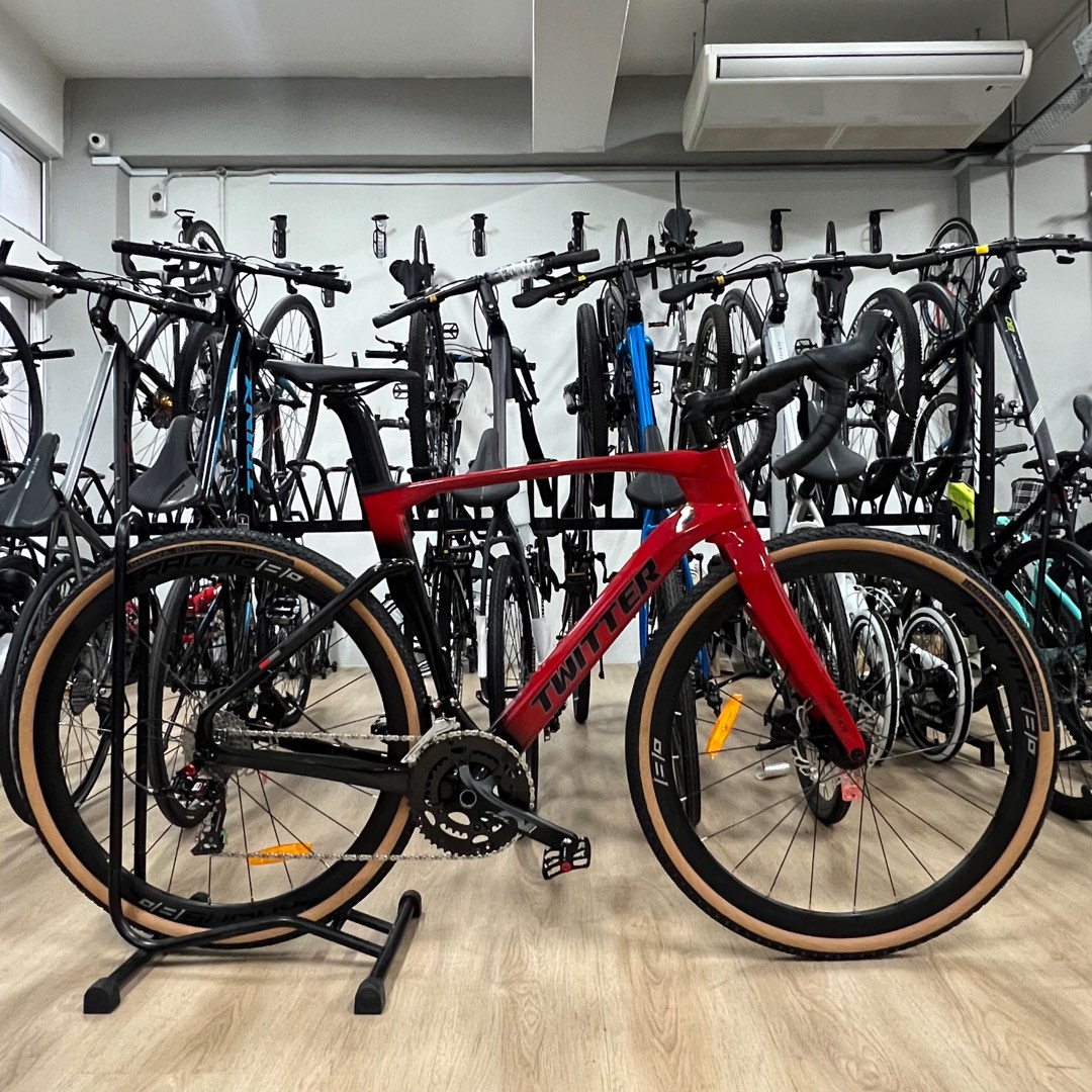 Twitter carbon fiber gravel bike on off road bicycle, Sports Equipment ...