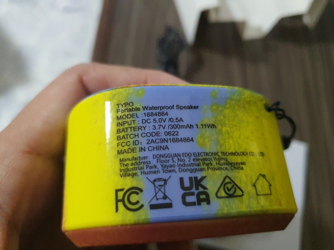Typo Portable Waterproof Speaker, Audio, Portable Audio Accessories on ...