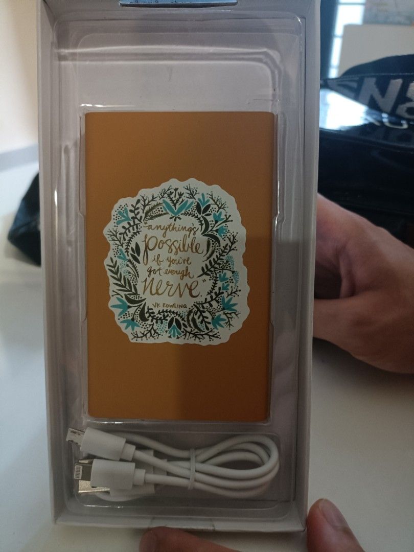 TYPO powerbank 4000mah with cable (NEW), Mobile Phones & Gadgets ...