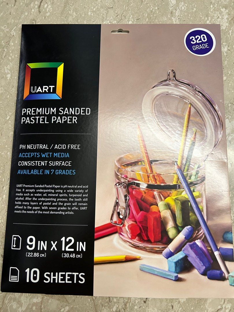 UART 320 grade premium Sanded Pastel Paper, Hobbies & Toys, Stationery ...